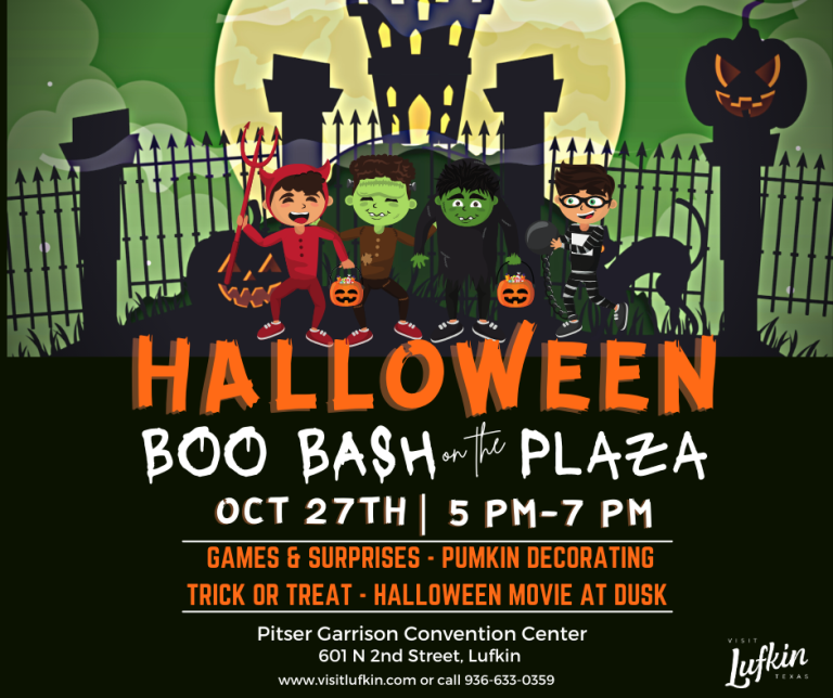 Halloween Boo Bash on the Plaza (Angelina County) - Texas Forest ...