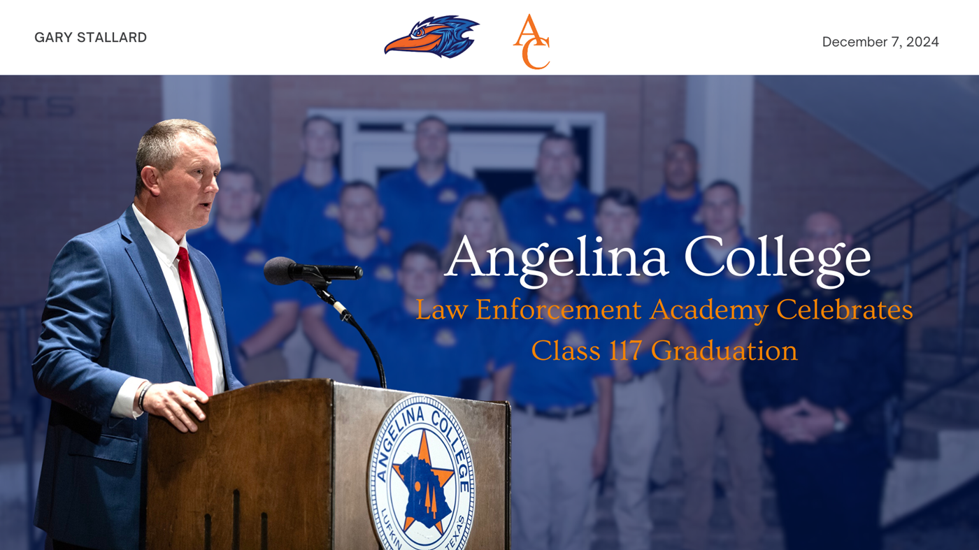 Angelina College Law Enforcement Academy Celebrates Class 117 ...