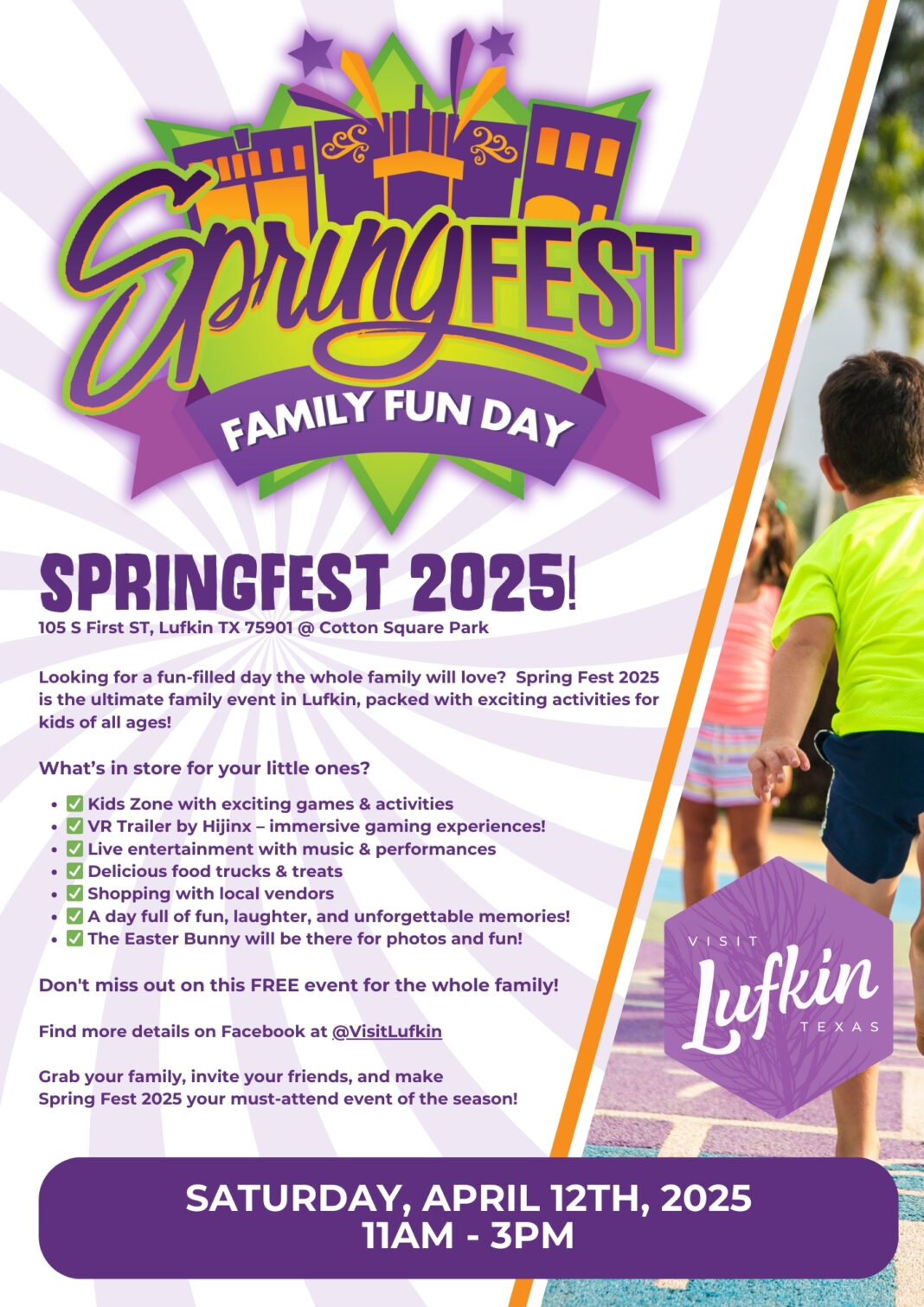 Spring Fest 2025: Lufkin’s Ultimate Family Fun Event Returns (Angelina ...